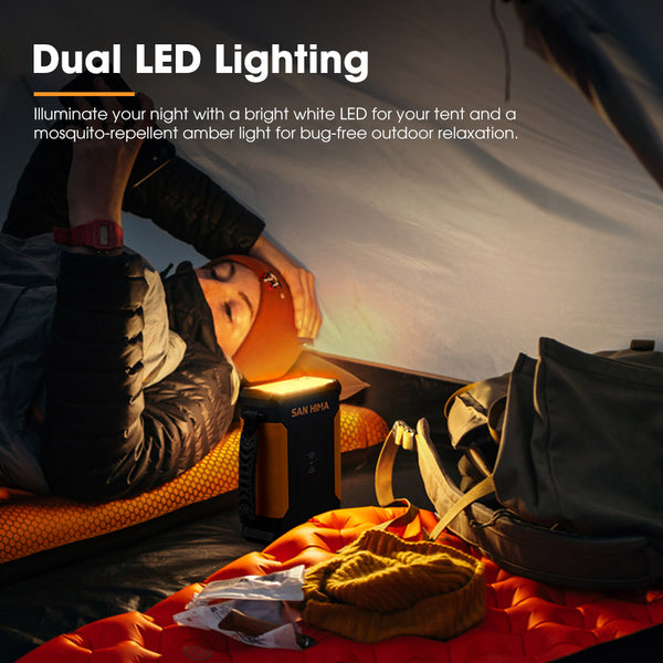 San Hima 24Ah Lithium Portable Power Pack Build-in LED Lights Outdoor